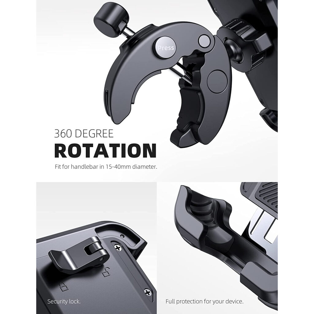 Porte Téléphone Vélo Robuste | Boutique Kuulaa Tech