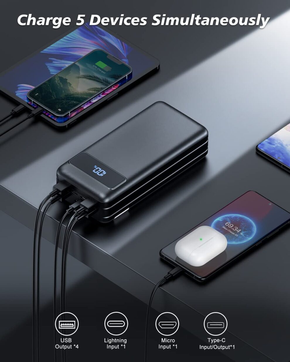Power Bank 50000 MAh Enerwow | Boutique KT