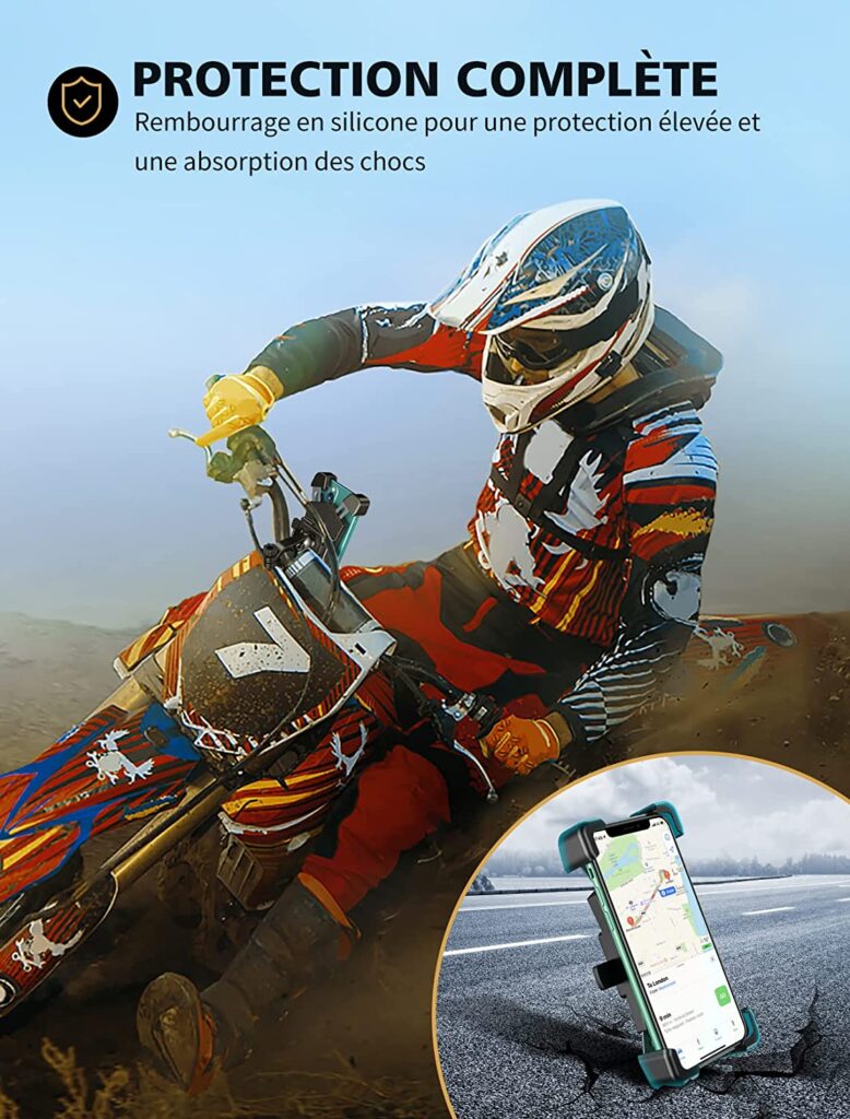Support Téléphone Moto Mohard | Boutique Kuulaa Tech