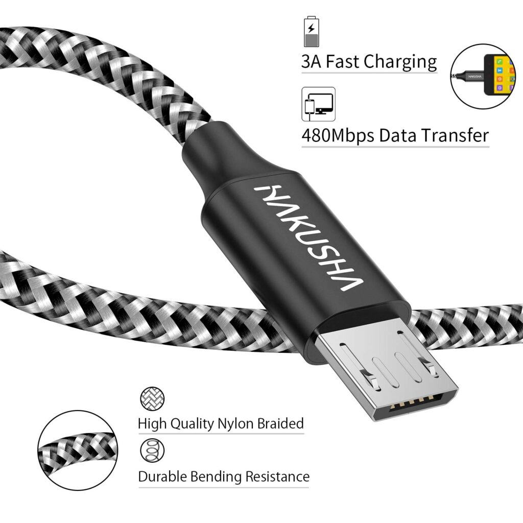 Câble Micro-USB Long De 2 Mètres (2m) | Kuulaa Tech