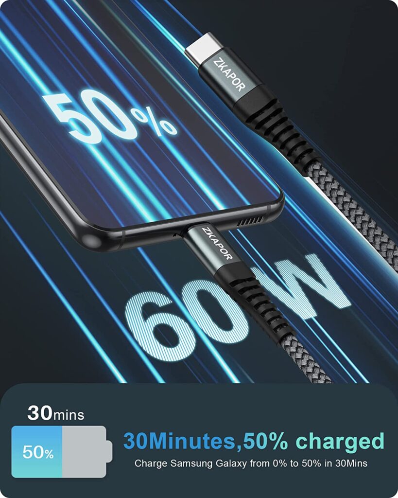 Câble USB Type-C Double Rapide | Boutique Kuulaa Tech