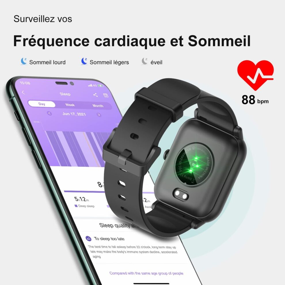 Montre Connectée Android Étanche | Boutique KT