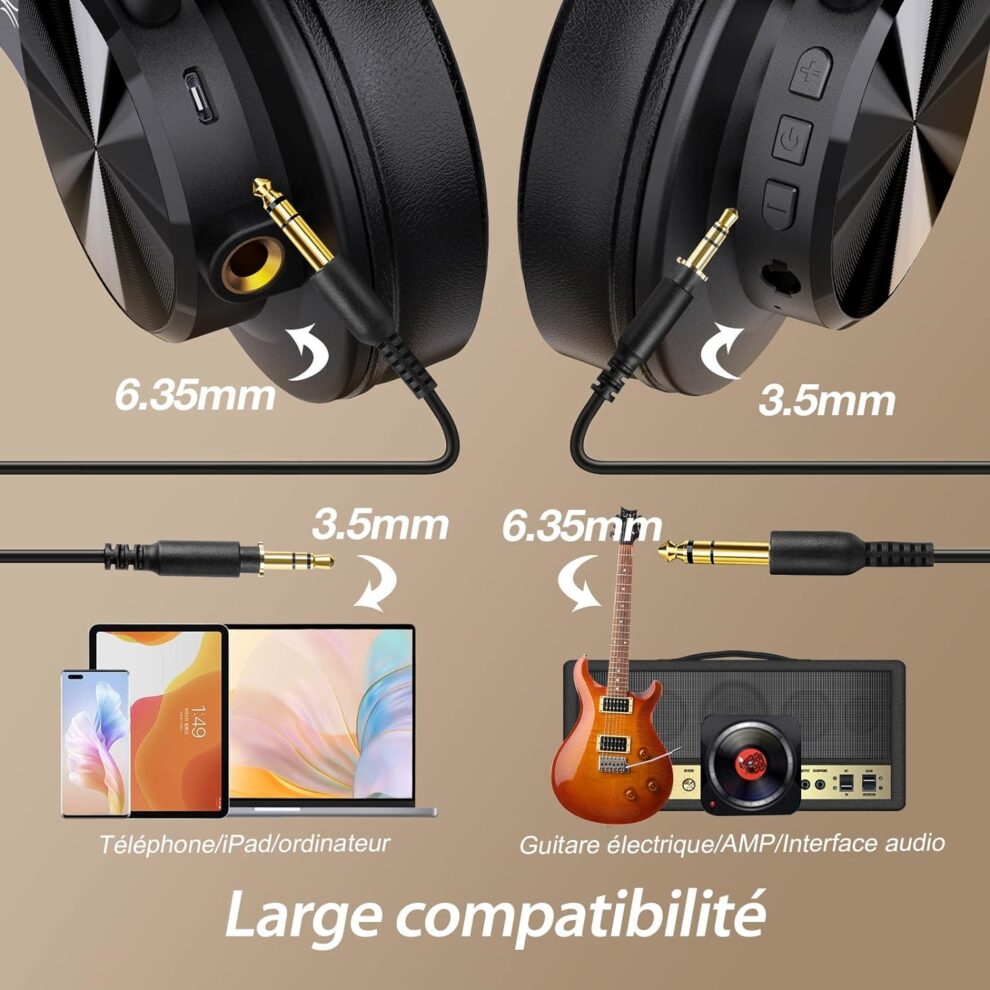 Casque Stéréo Bluetooth Boutique Kuulaa Tech